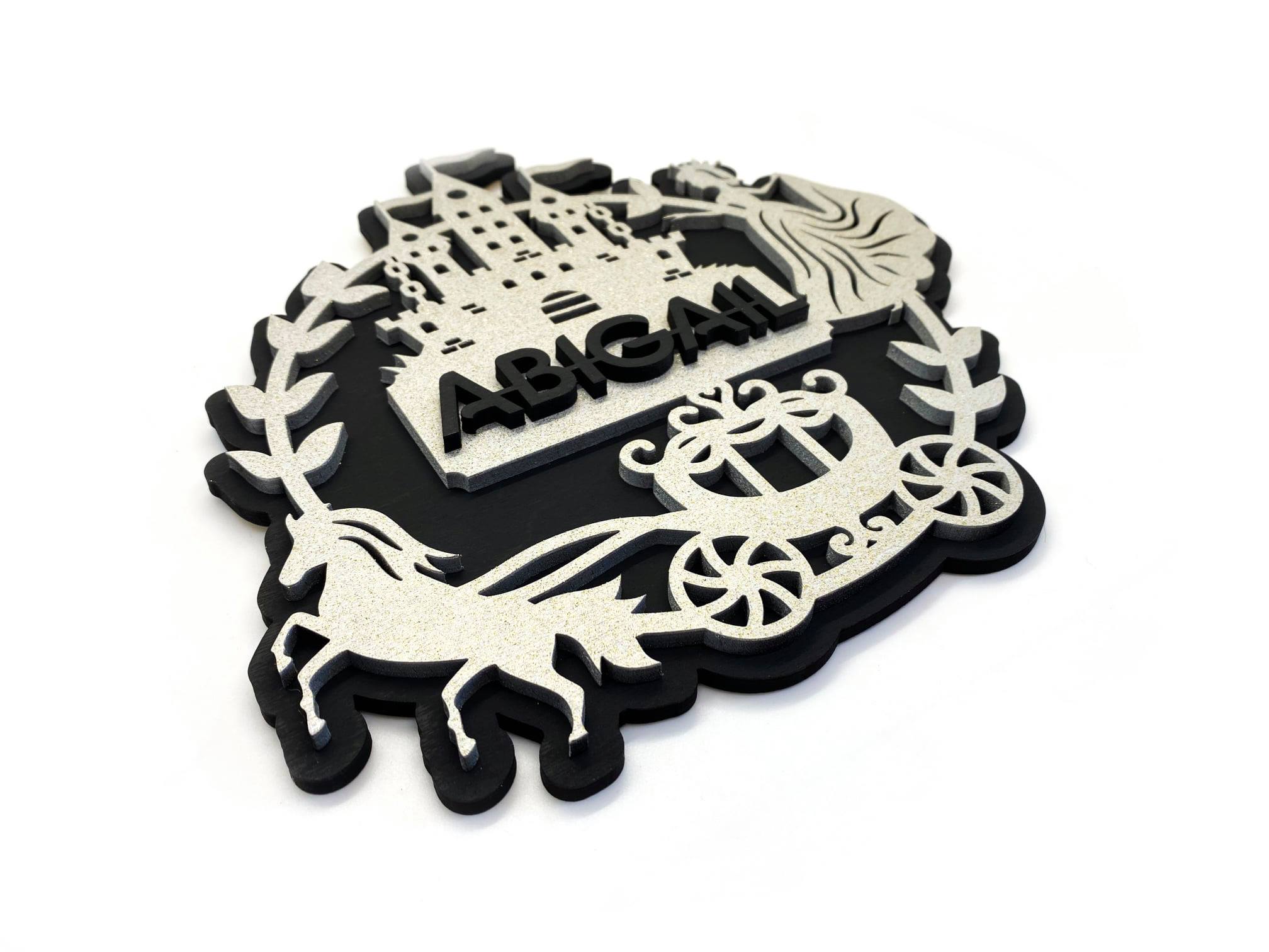 Fairytale Castle Personalized Child Bedroom Round Sign – The Crafty ...