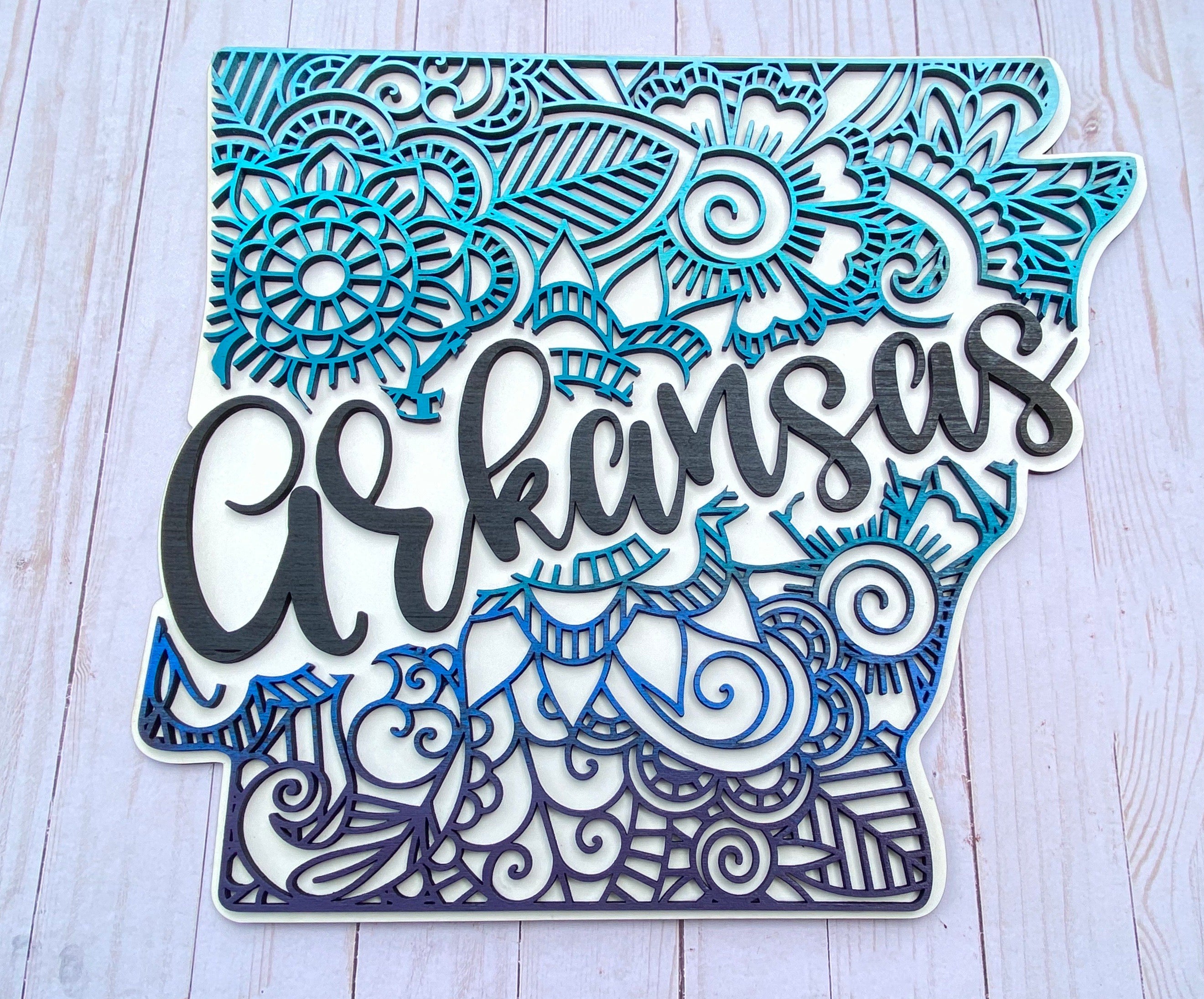 Large State Wooden Decorative Sign – The Crafty Shambles